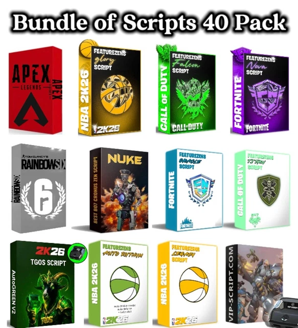 NBA 2K26 CRONUS Scripts 40 Pack BO7 APEX R6 FORTNITE ARC RAIDERS And ...