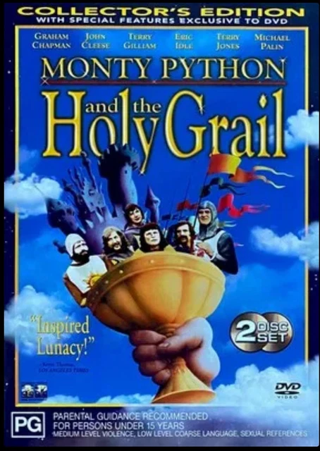 MONTY PYTHON AND The Holy Grail DVD Collector's Edition R4 Brand New ...