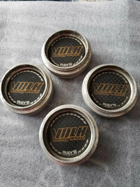 GENUINE JDM RAYS VOLK RACING WHEEL CENTER CAP 4 caps Car parts Goods ...