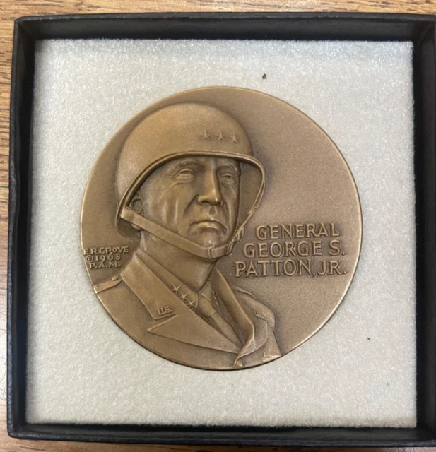 WORLD WAR II General George S. Patton, Invasion of Sicily, 1 3/4 ...