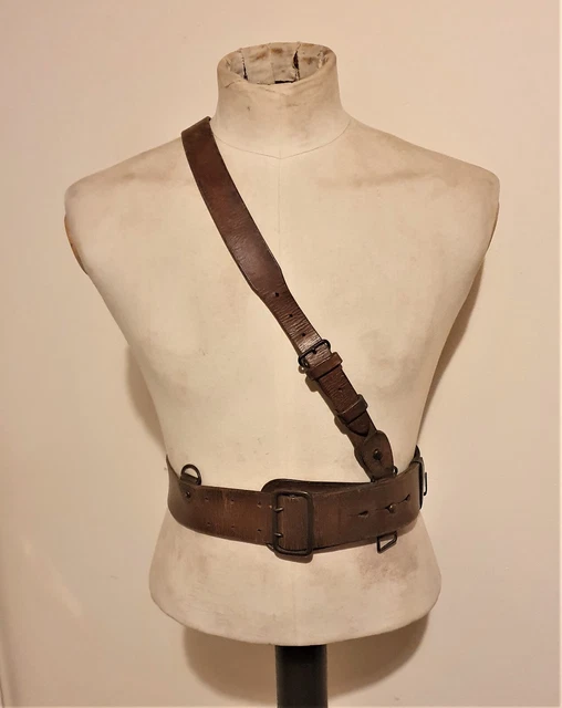 ORIGINAL WW1 BRITISH Army Officers Sam Browne Belt & Strap 1917 £94.99 - PicClick UK