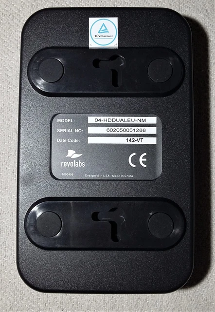 REVOLABS HD SINGLE/DUAL System ohne Mikrofon mit britischen Stecker (DK ...