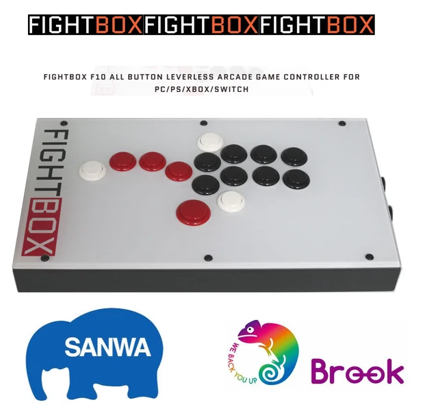 FIGHTBOX F10 ARCADE 🕹️ Hitbox Joystick Sanwa Buttons Pc/Ps4/Ps5/Xbox ...