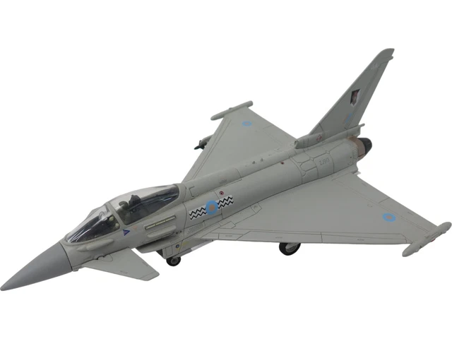 CORGI EUROFIGHTER TYPHOON Diecast Model RAF Grey Military Aircraft 1:72 ...