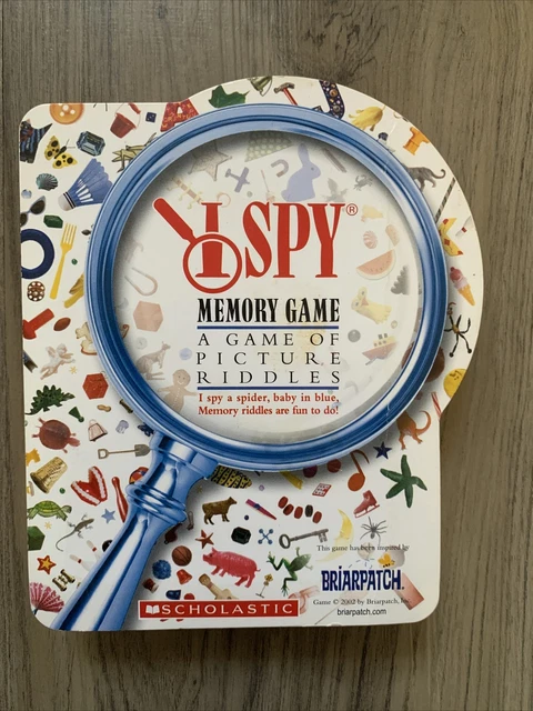 2002 I SPY Memory Game Picture Riddles Travel Version Scholastic 20 ...