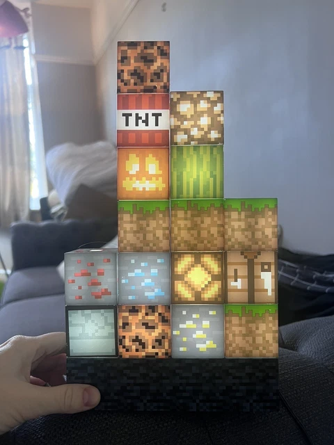 MINECRAFT BUILDING BLOCK Light Lamp £7.70 - PicClick UK