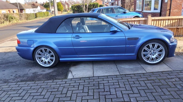 BMW E46 M3 convertible Rare individual Estoril Blue. 60,418 miles £ ...