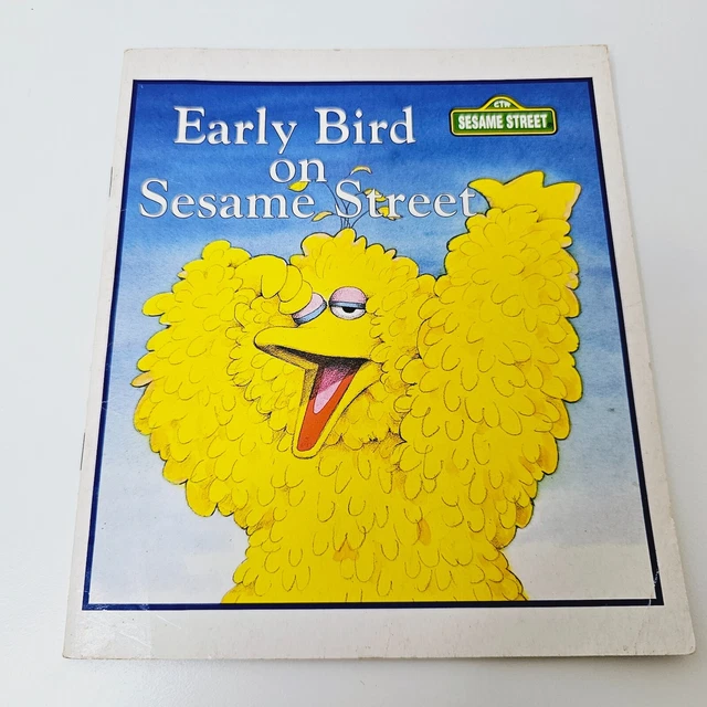 SESAME STREET EARLY Bird on Sesame Street Book Paperback Vintage 1996 ...