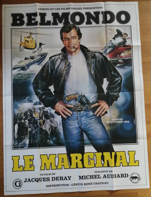 JEAN-PAUL BELMONDO LE marginal affiche cinema originale preventive ...