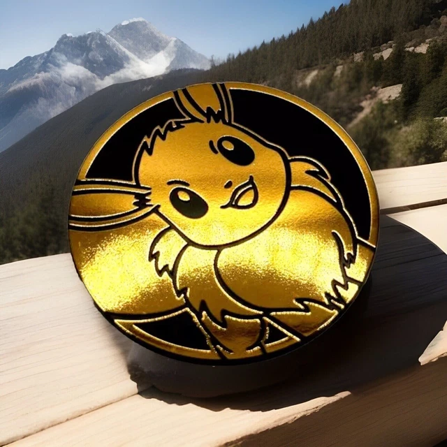 PRISMATIC EVOLUTIONS EEVEE 2025 Pokemon Day Promo Coin (GOLD) $2.99 ...