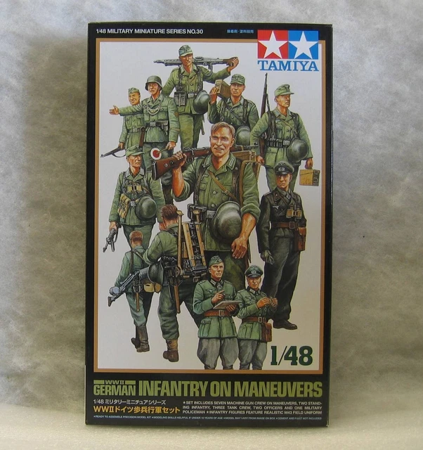 TAMIYA 1/48 ECHELLE WW2 Allemand Infanterie Sur EUR 35,83 - PicClick FR