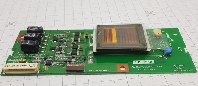 LG . PHILIPS 6632L-0210A Backlight Inverter LCD32TV009HD £7.99 ...