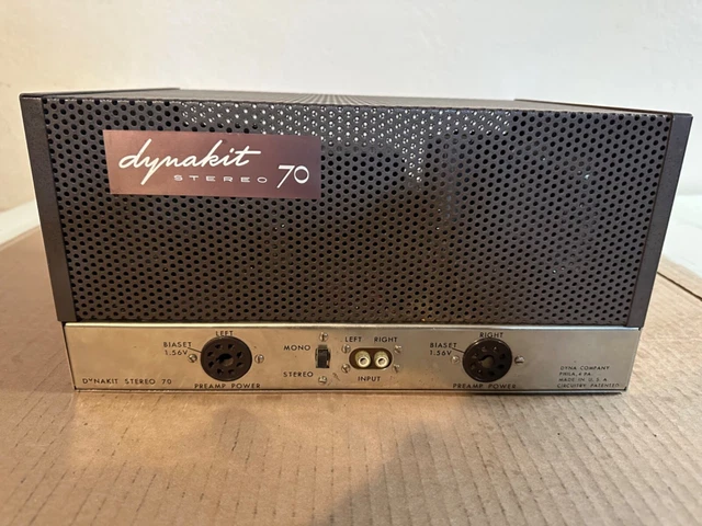 DYNACO DYNAKIT ST-70 Stereo Tube Power Amplifier Untested £457.90 ...
