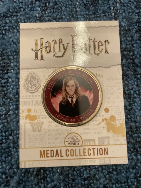 HARRY POTTER WORLD Wizarding Coin Medal Collection HERMIONE GRANGER EUR ...