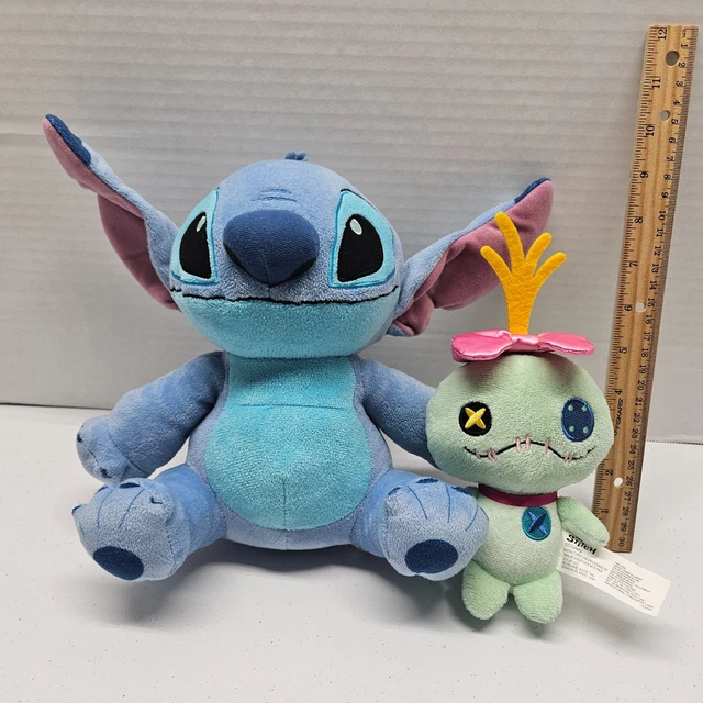 DISNEY LILO & Stitch Plush Lot - STITCH & SCRUMP Stuffed Animal Set ...