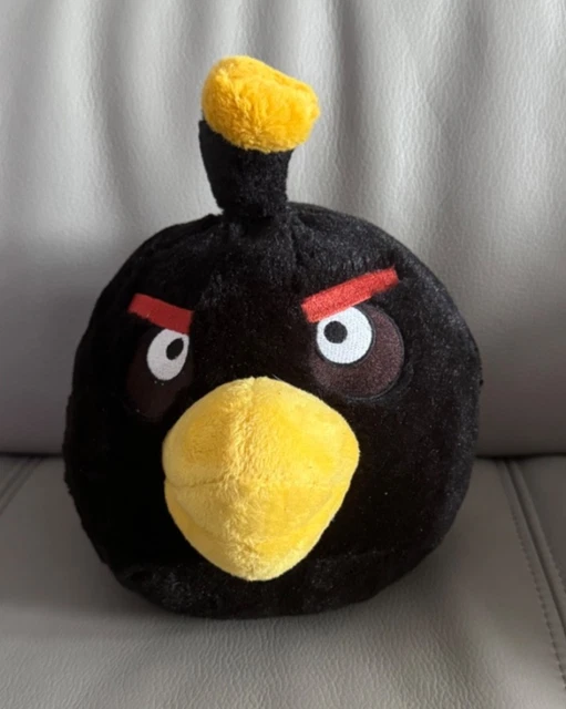 OFFICIAL ANGRY BIRDS Black Bomb Bird Plush Toy £6.96 - PicClick UK