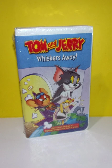 NEW TOM AND Jerry - Whiskers Away (VHS, 2003, Clam Shell) Kid and ...