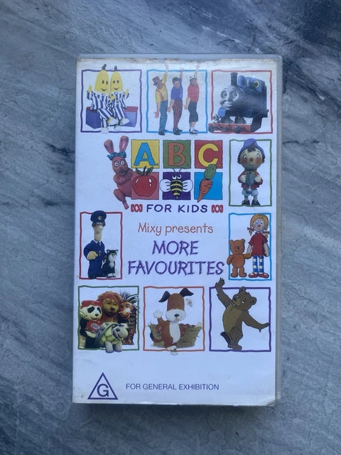 ABC FOR KIDS - Mixy Presents More Favourites Childrens VHS-VGC $9.95 ...