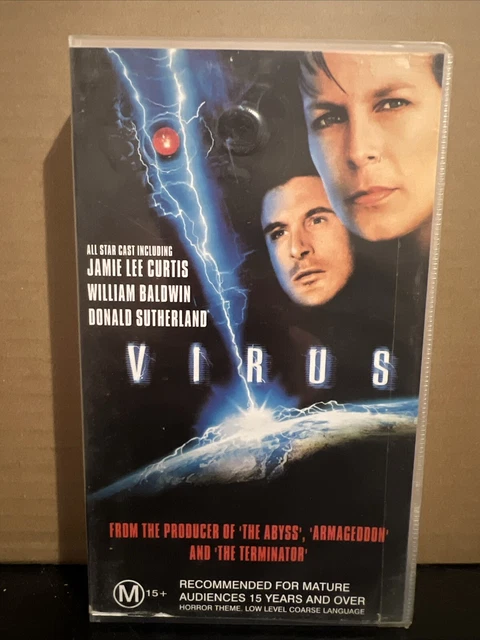 VIRUS - VHS Video - Jamie Lee Curtis, William Baldwin, Donald ...