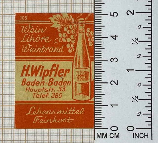 GERMANY / GERMAN OLD Matchbox Label Labels EUR 2,28 - PicClick DE