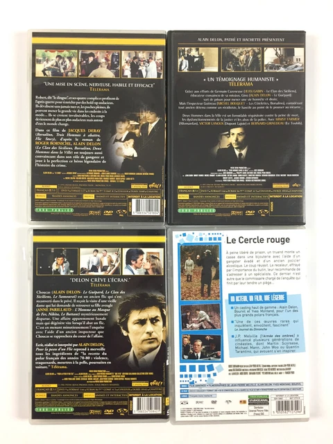 ALAIN DELON COLLECTION Film / Coffret Lot 4 DVD / Le Cercle rouge, Le ...