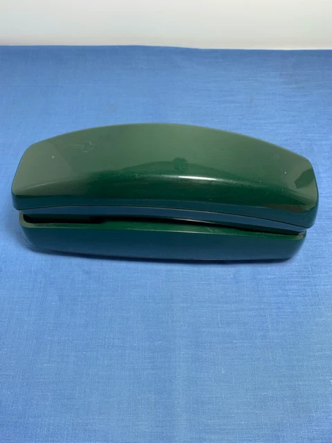 VINTAGE BELLSOUTH HUNTER Green Trim Line Push Button Phone Telephone £ ...