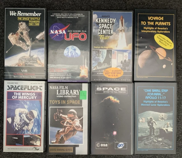 NASA / SPACE Vhs Video Tapes Bundle X8 £21.49 - PicClick UK