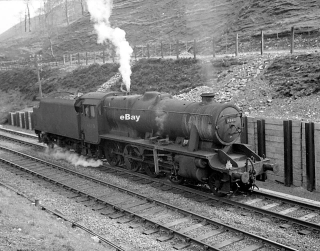RAILWAY STEAM NEGATIVE 8F 48410 Copy Pit #4 1960s + Copyright £4.75 ...