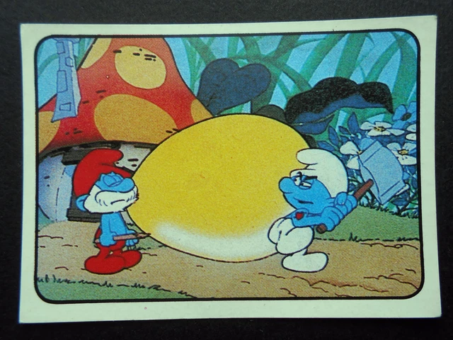 FIGURINES FIGUREN PRENTJES picture cards figurine i puffi 122 panini ...