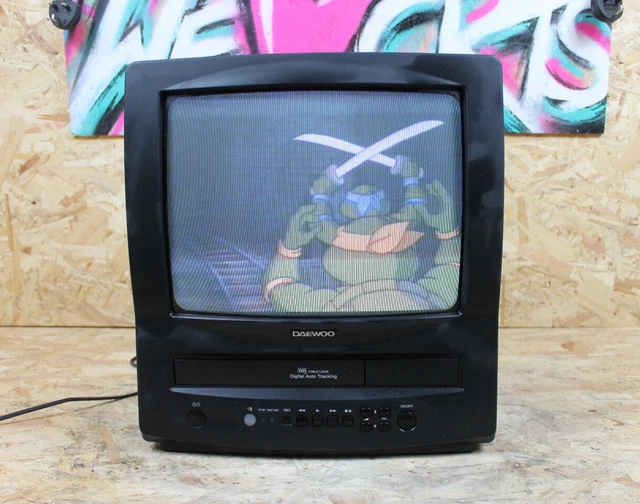 DAEWOO RETRO GAMING Crt Vhs Combo Tv £51.00 - PicClick UK