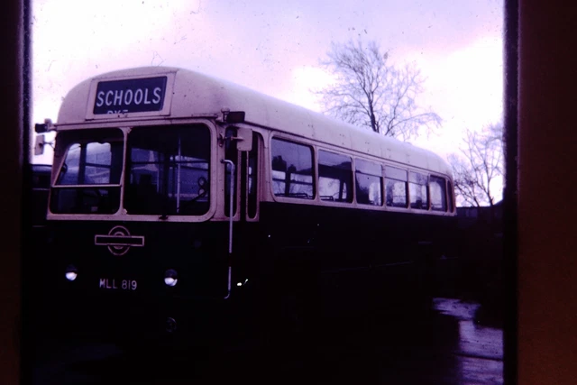1970 ORIGINAL BUS Slide Bus Schools Bus London Transport MLL 819 Ref ...