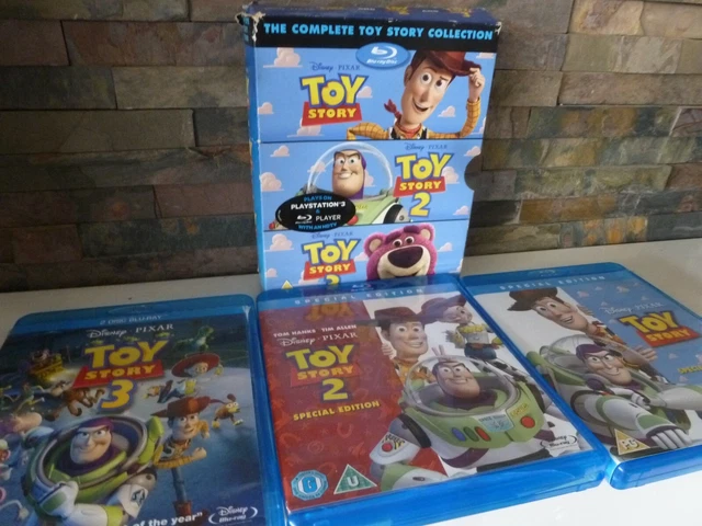 DISNEY PIXAR TOY Story 1 2 3 Trilogy Blu Ray - Fast/Free Posting. £9.50 ...
