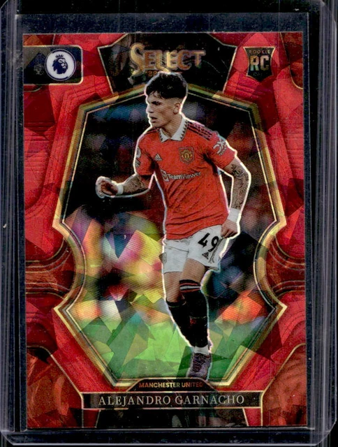 2022-23 SELECT EPL Alejandro Garnacho mezzanine rouge fissurée glace ...