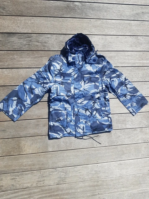 BLUE DPM CAMO police winter jacket / Iraq iraqi Irak / Size XXL Middle ...