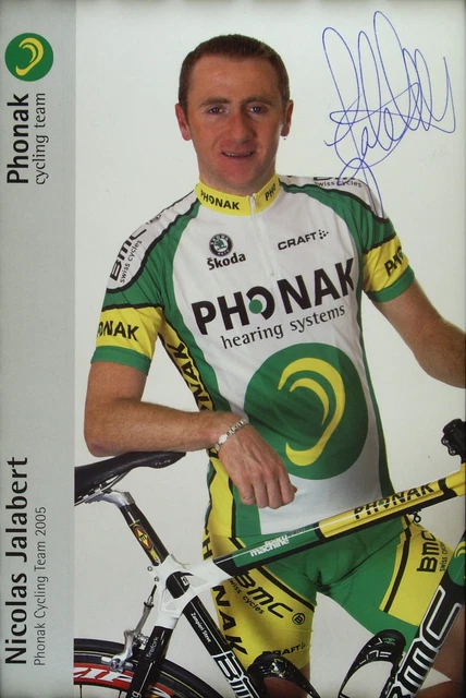 ORIGINAL-AUTOGRAMM NICOLAS JALABERT – Französischer Radprofi – SELTEN ...