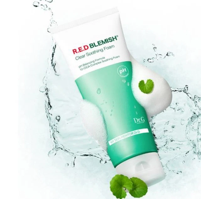 DR.G R.E.D BLEMISH Clear Soothing Foam 200ml x 3ea Low pH Cica K-Beauty ...