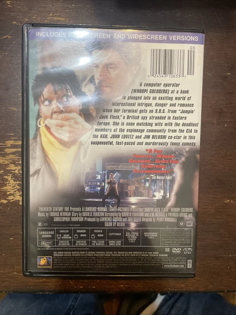 JUMPIN' JACK FLASH (1986) DVD Whoopi Goldberg $20.95 - PicClick CA