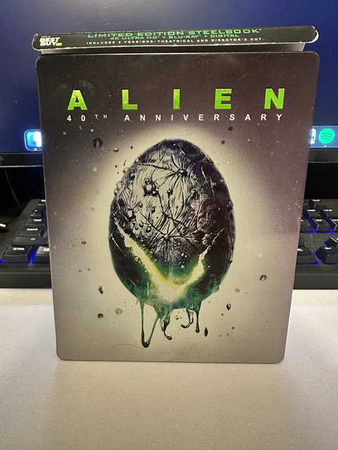 ALIEN: 40TH ANNIVERSARY 4K / Blu-Ray /Digital Best Buy Steelbook *Oop ...