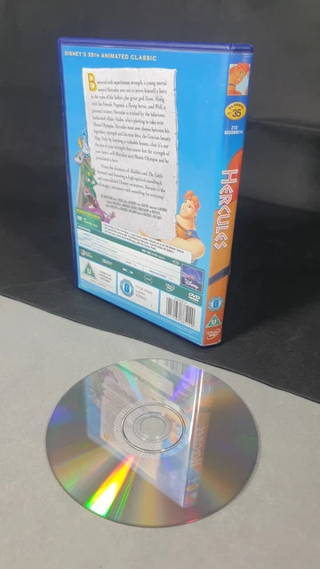 HERCULES DISNEY Classic Dvd Collection Dvd No 35 On Spine - Gold Oval O ...