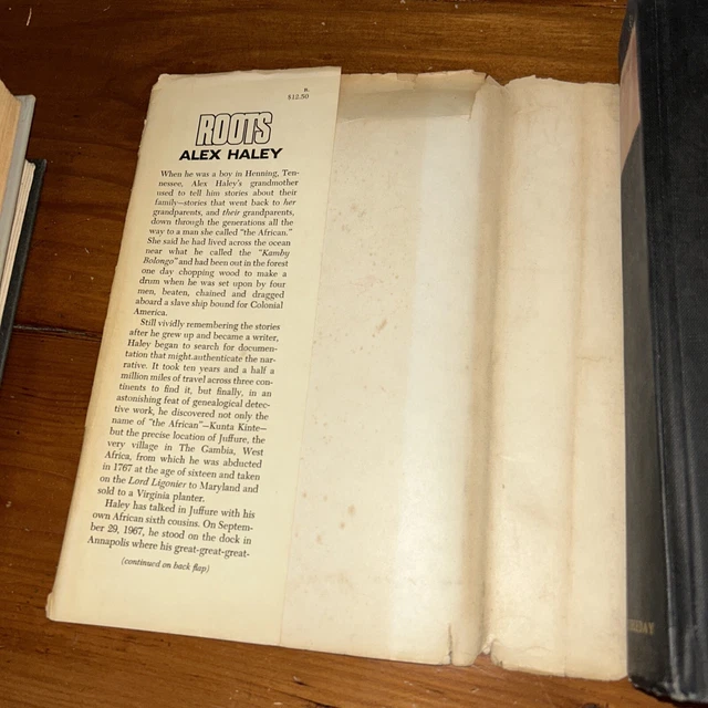 ALEX HALEY : Roots : The Saga of an American Family (1976 Doubleday ...