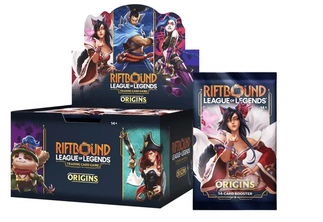 RIFTBOUND: LEAGUE OF Legends TCG - Set One: Origins Booster Box Sealed ...
