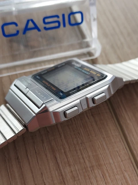 &CASIO DB-520 [675] WORLD TIME - DATA BANK 50 #KOREA"" Watch" $125.56 - PicClick CA