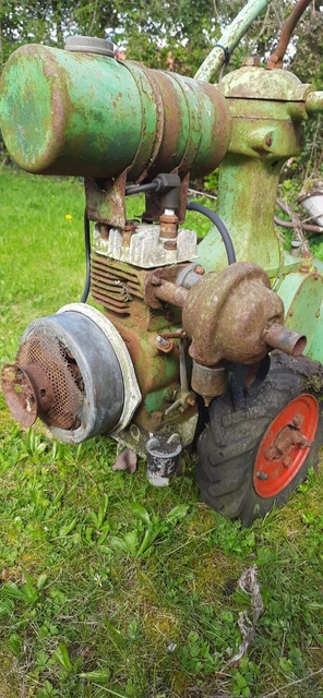 VINTAGE 1950S Monro Tiller Rotavator With Villiers Engine Rotovator ...