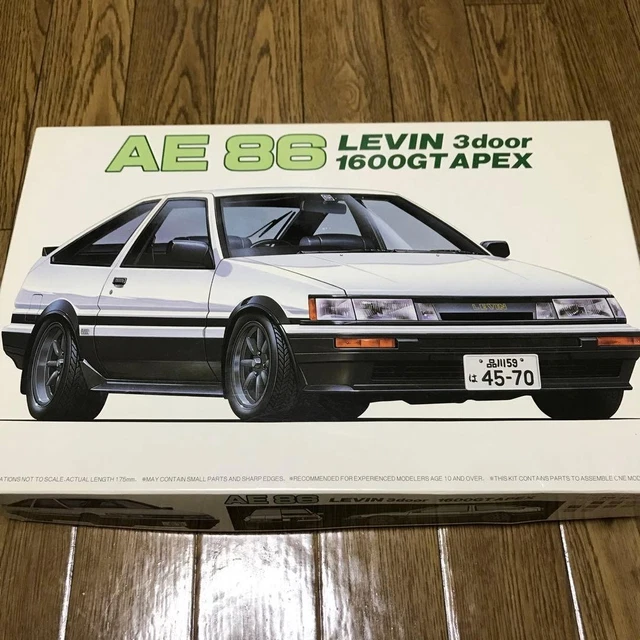FUJIMI AE86 LEVIN 1600GT APEX Plastik Modellbausatz Maßstab 124 ...