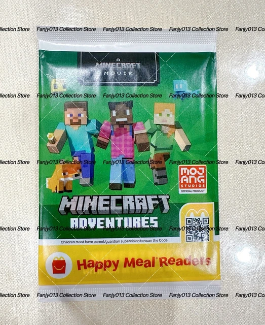 MCDONALD’S HAPPY MEAL Reader 2025 A Minecraft Movie Book - Minecraft ...