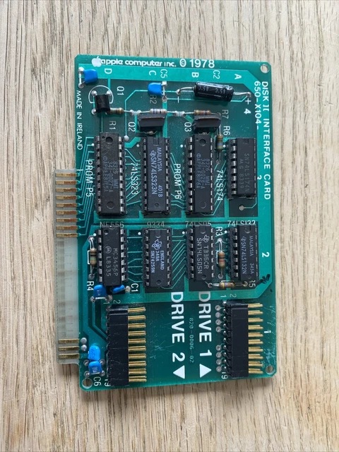 CARTE APPLE DISK II Interface Card Pour Apple IIe Et Compatibles EUR 39 ...