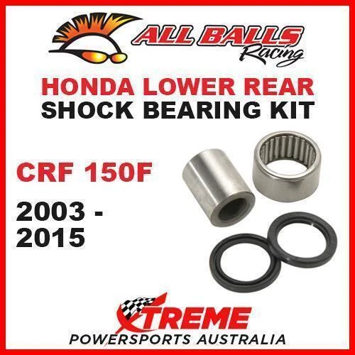 MX LOWER REAR Shock Bearing Kit Honda CRF150F CRF 150F 2003-2015 Moto, All Balls $48.95 ...