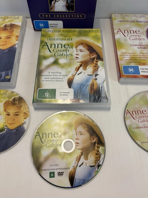 ANNE OF GREEN Gables Trilogy DVD Region 4 Miniseries Drama Romance £52. ...
