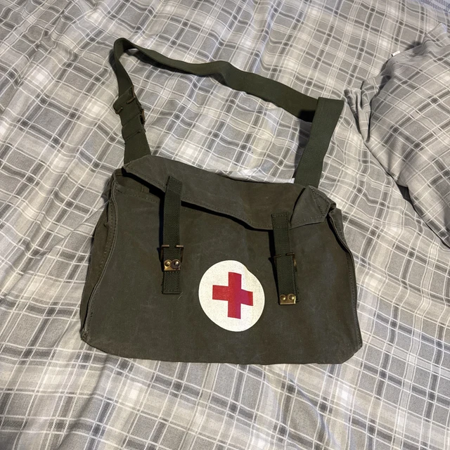 BRITISH ARMY - Military - Vintage First Aid Canvas Shoulder Bag £15.00 ...