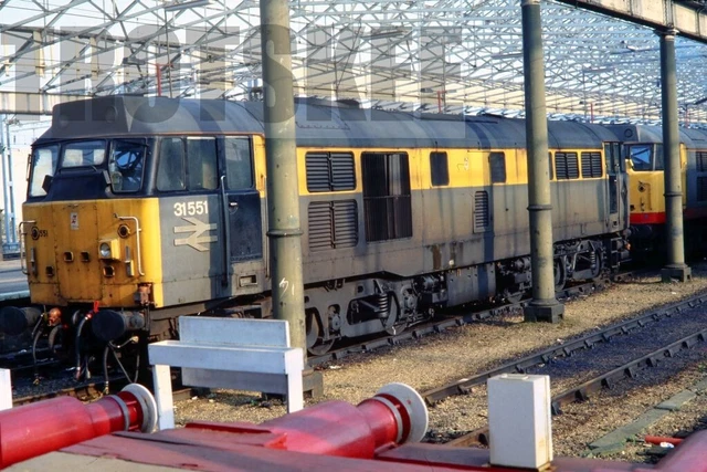 35MM SLIDE BR British Rail Diesel Loco Class 31 31551 Rugby 1994 ...
